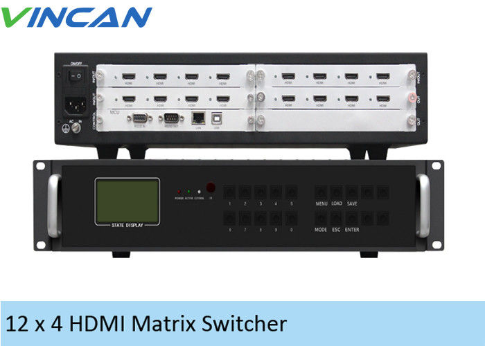 Affichage à cristaux liquides visuel multi 12 de contrôleur de mur du format 2x2 HDMI dans 4 ...